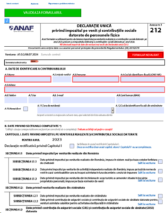 Declaratia unica 2025 - FormulaBanilor